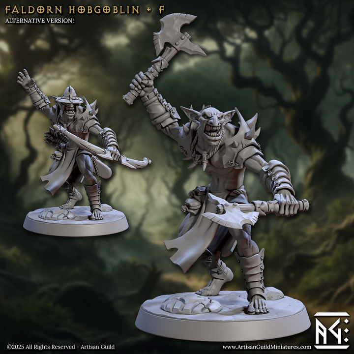 3D Printable Faldorn Hobgoblin - F (Faldorn Hobgoblins) by Artisan Guild